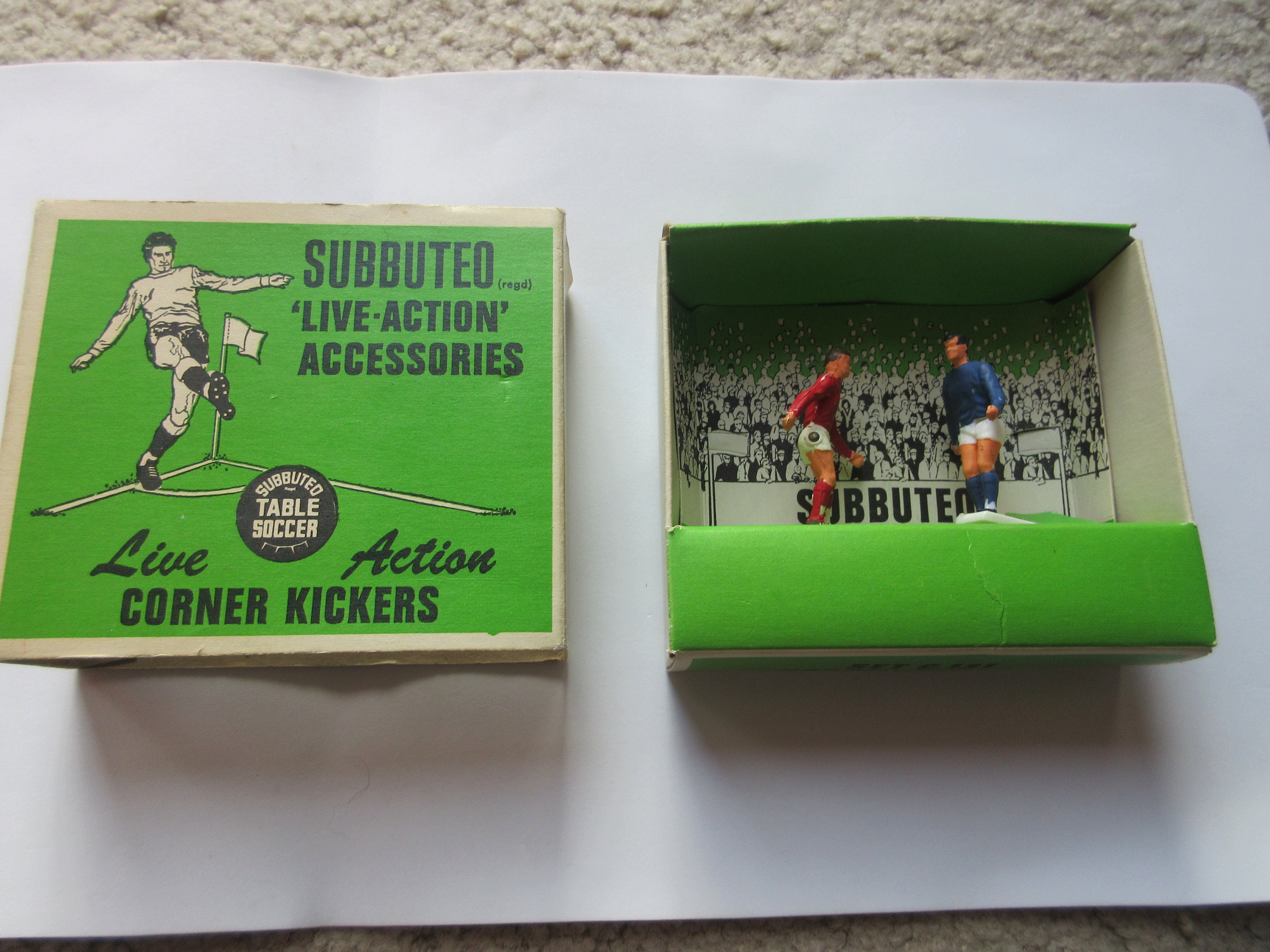 Subbuteo Football Live Action Corner Kickers Boxed C131 - Etsy