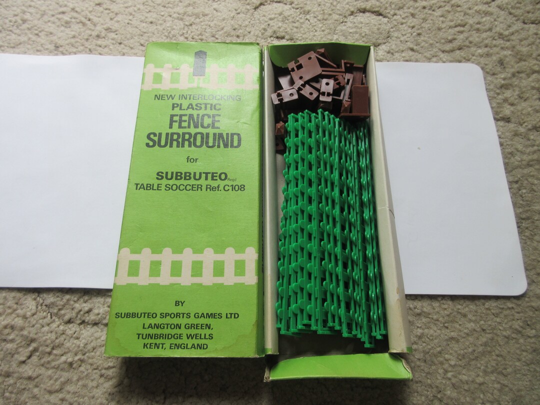 Subbuteo Football Green Fence Surround Boxed C108 - Etsy UK