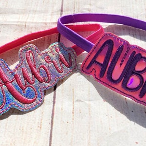 Personalized Headbands, Name Headbands, Monogram Headbands, Valentine's ...