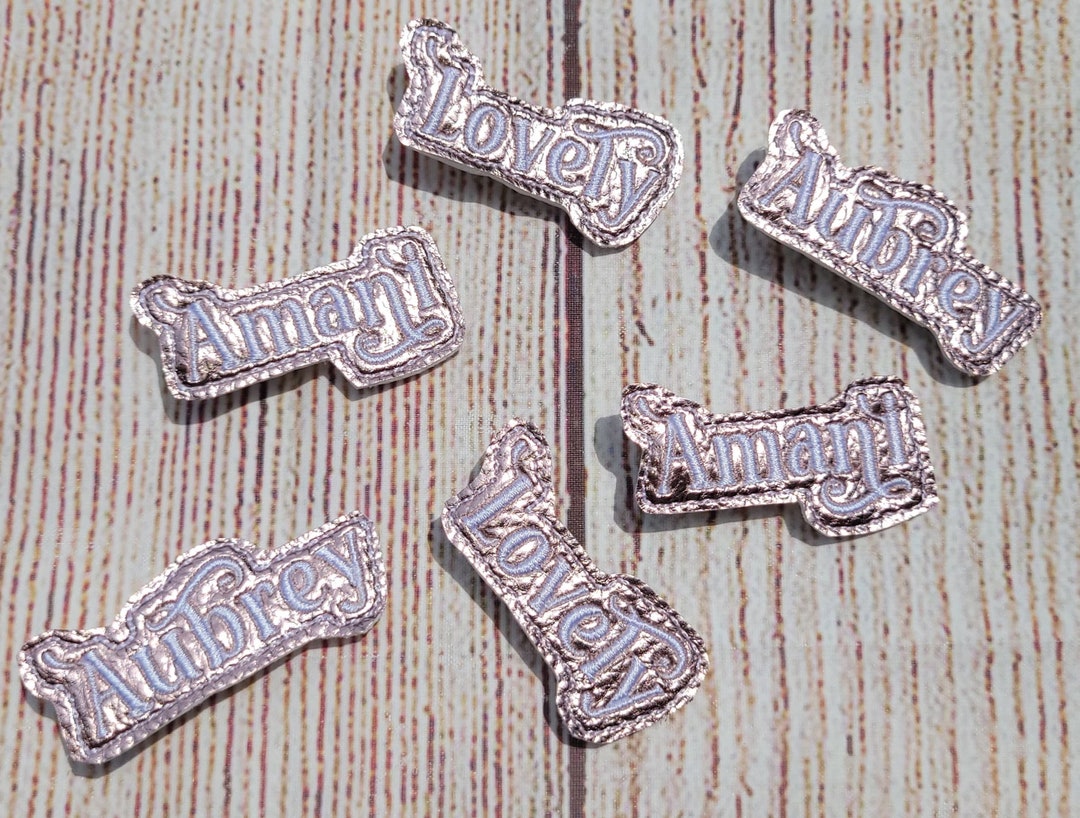 Personalized Hair Clips, Name Clips, 2 Inch Name Clips, Custom Name ...