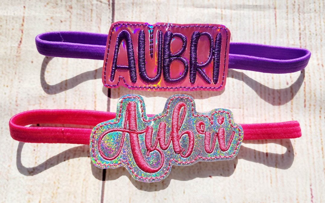 Personalized Headbands, Name Headbands, Monogram Headbands, Valentine's ...