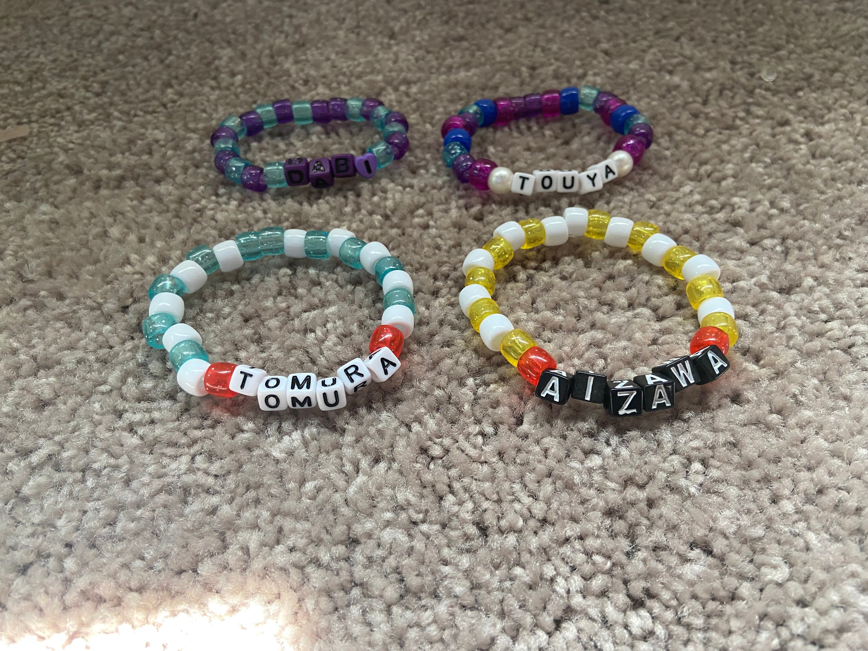 MHA Inspired Bracelets - Etsy