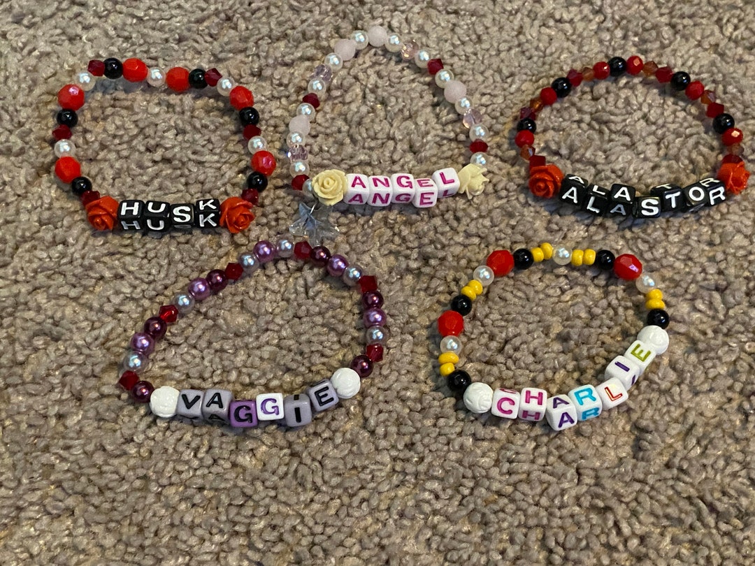 Hazbin Hotel Inspired Bracelets - Etsy