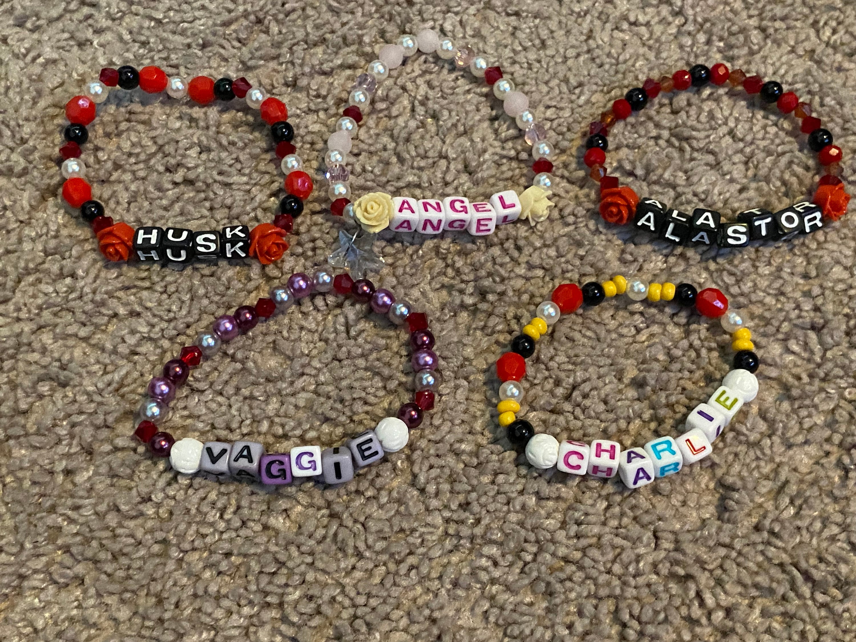 Hazbin Hotel Inspired Bracelets - Etsy