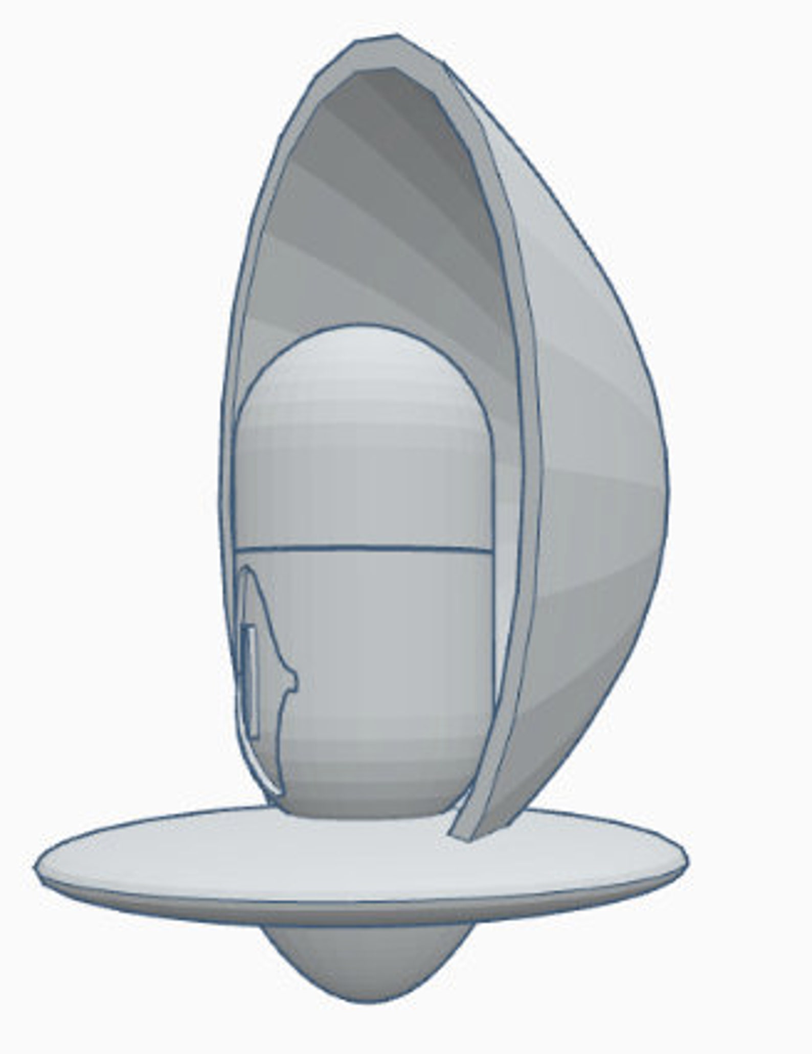 3d Printed Alastor Microphone Cane Top File - Etsy