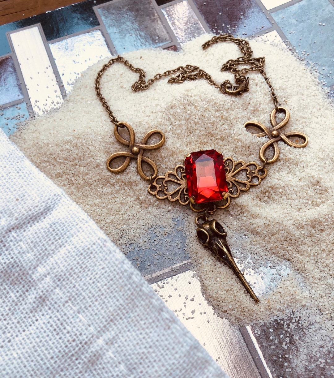 Morpheus : Ornate Steampunk Necklace Helm Dreamstone Dream - Etsy