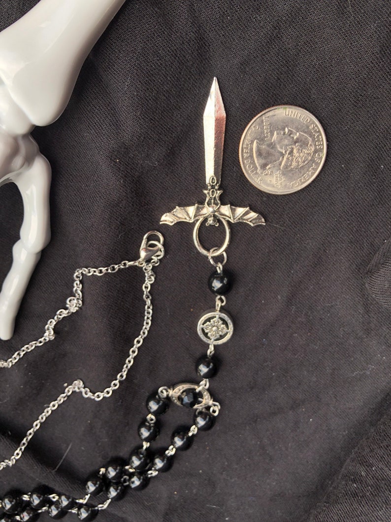 Erebus : Gothic Vampire Ankh Cross Y Necklace Goth Punk - Etsy