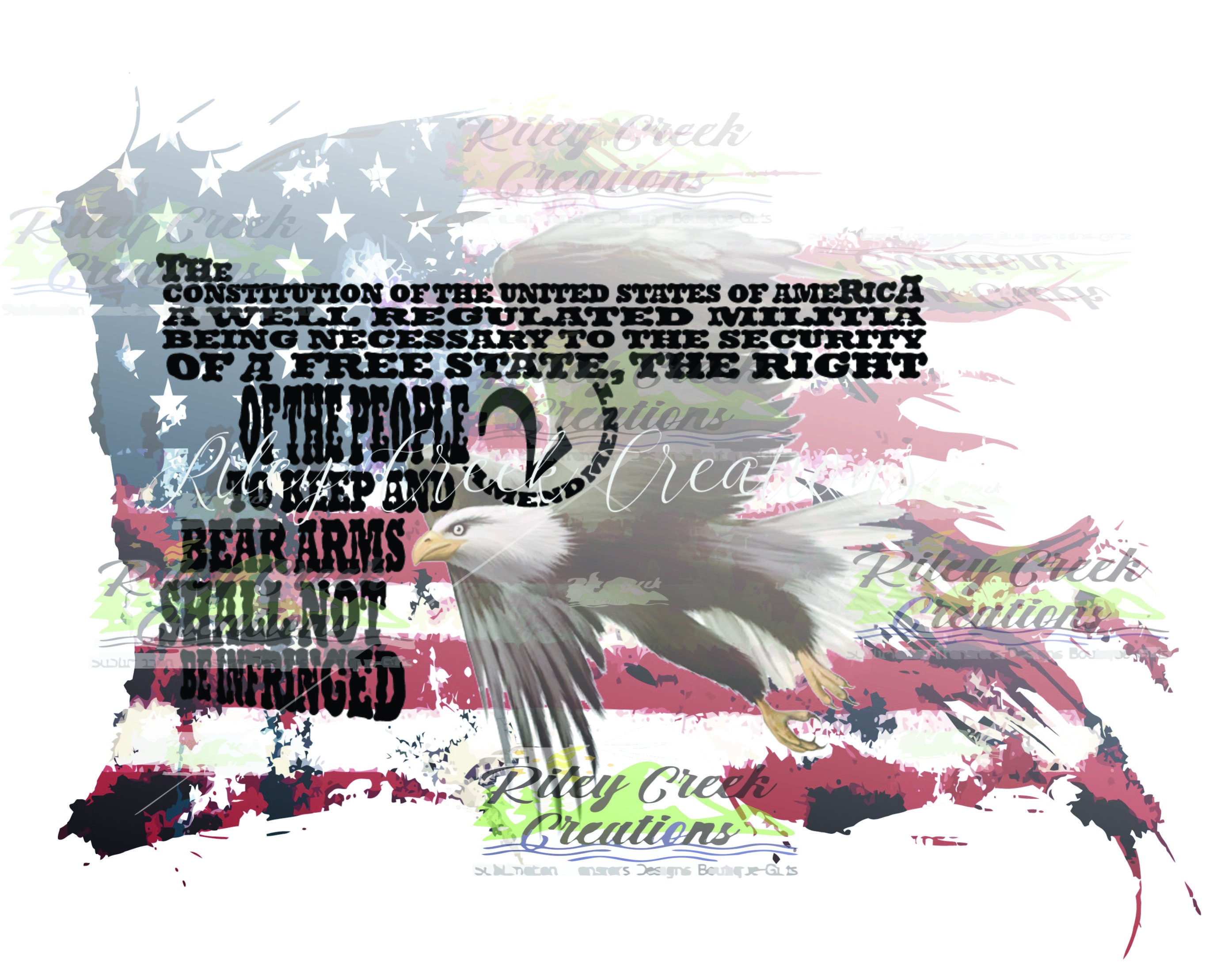 2nd Amendment Patriotic 300PNG Digital Download. Sublimation Designer ...