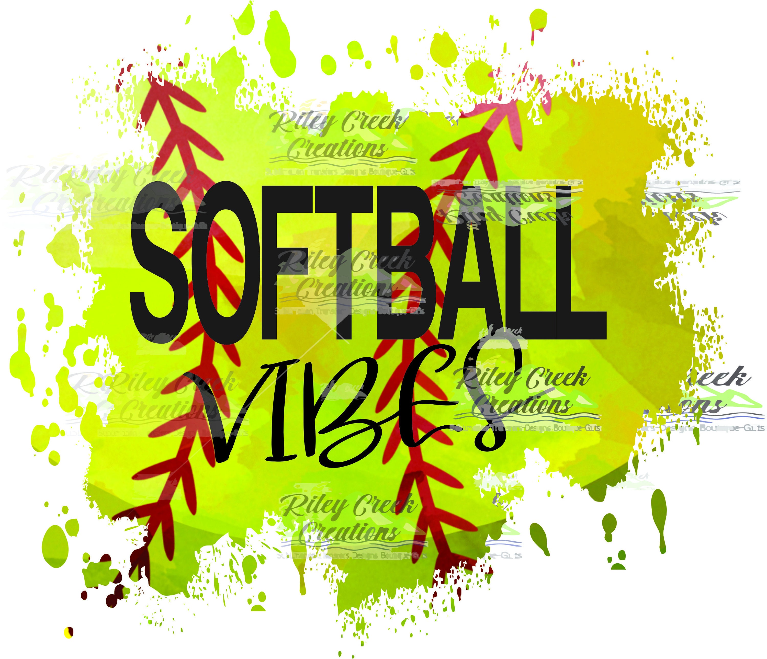 Softball Vibes Sports 300PNG Digital Download. Sublimation Designer ...