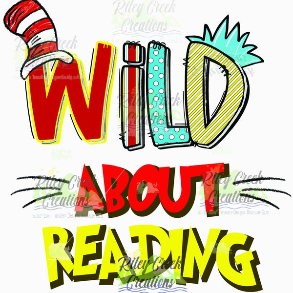 Wild About Reading Svg - Etsy