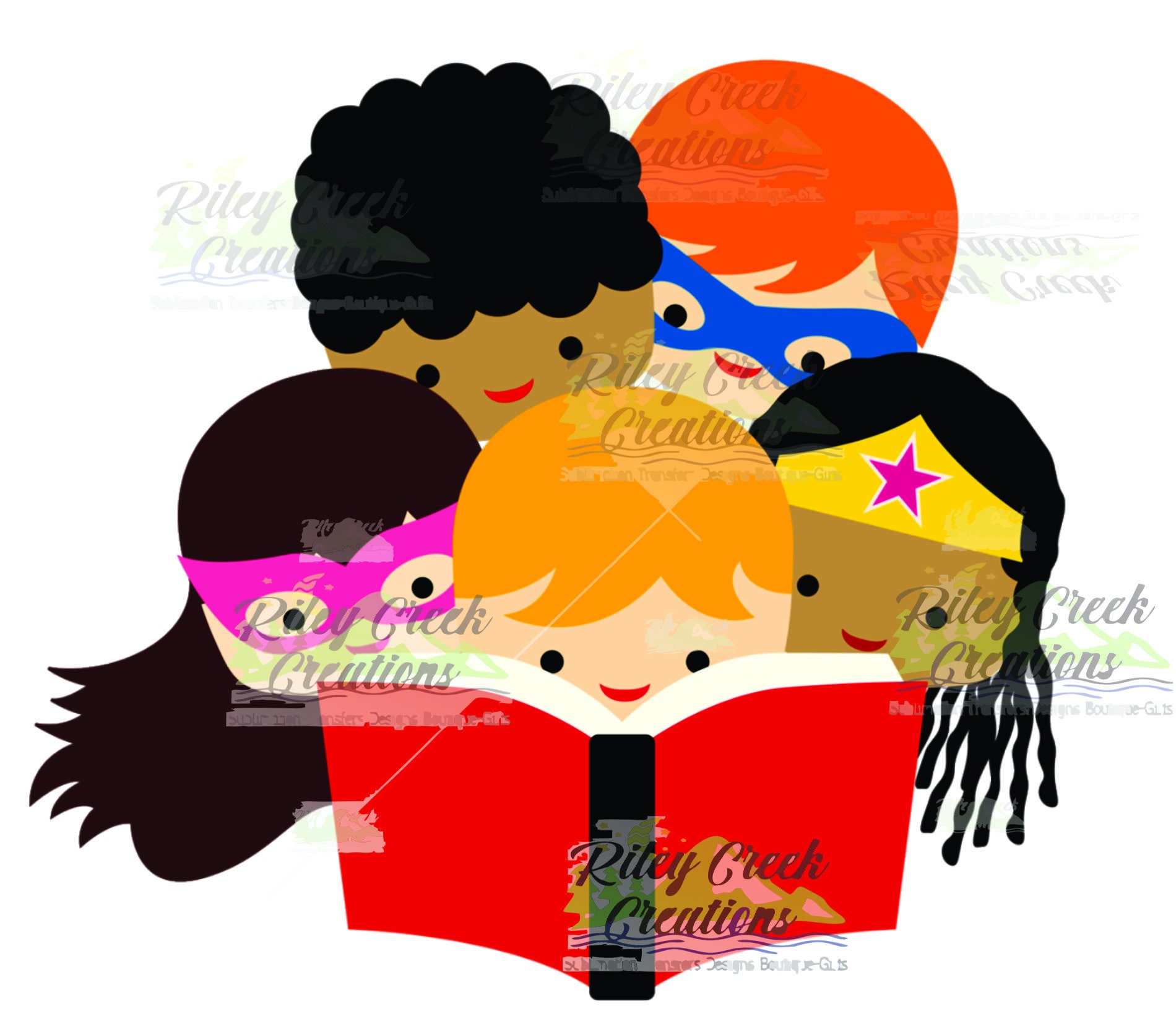 I Teach Super Heroes (front and Back Designs) 300PNG Digital Download ...