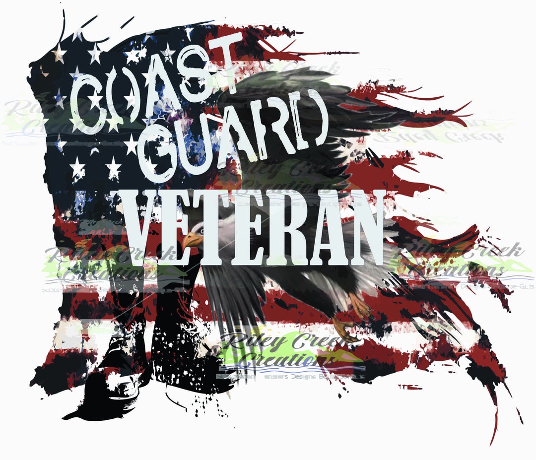 Coast Guard Veteran 300PNG Digital Download. Sublimation Designer ...