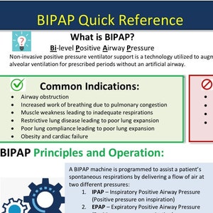 BIPAP Quick Reference Guide - Etsy