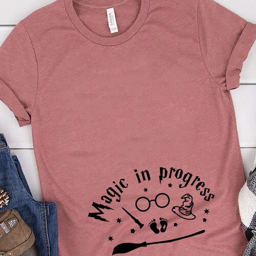Magic in Progress: Themed Potter Magical Pregnancy Gender - Etsy