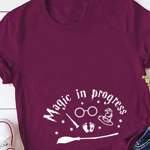 Magic in Progress Tee Maternity Shirts Pregnancy - Etsy