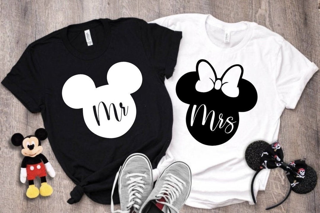 Mr Mrs Disney Pärchen ,Ihr Mickey His Minnie, Hubby Wifey Disney T ...