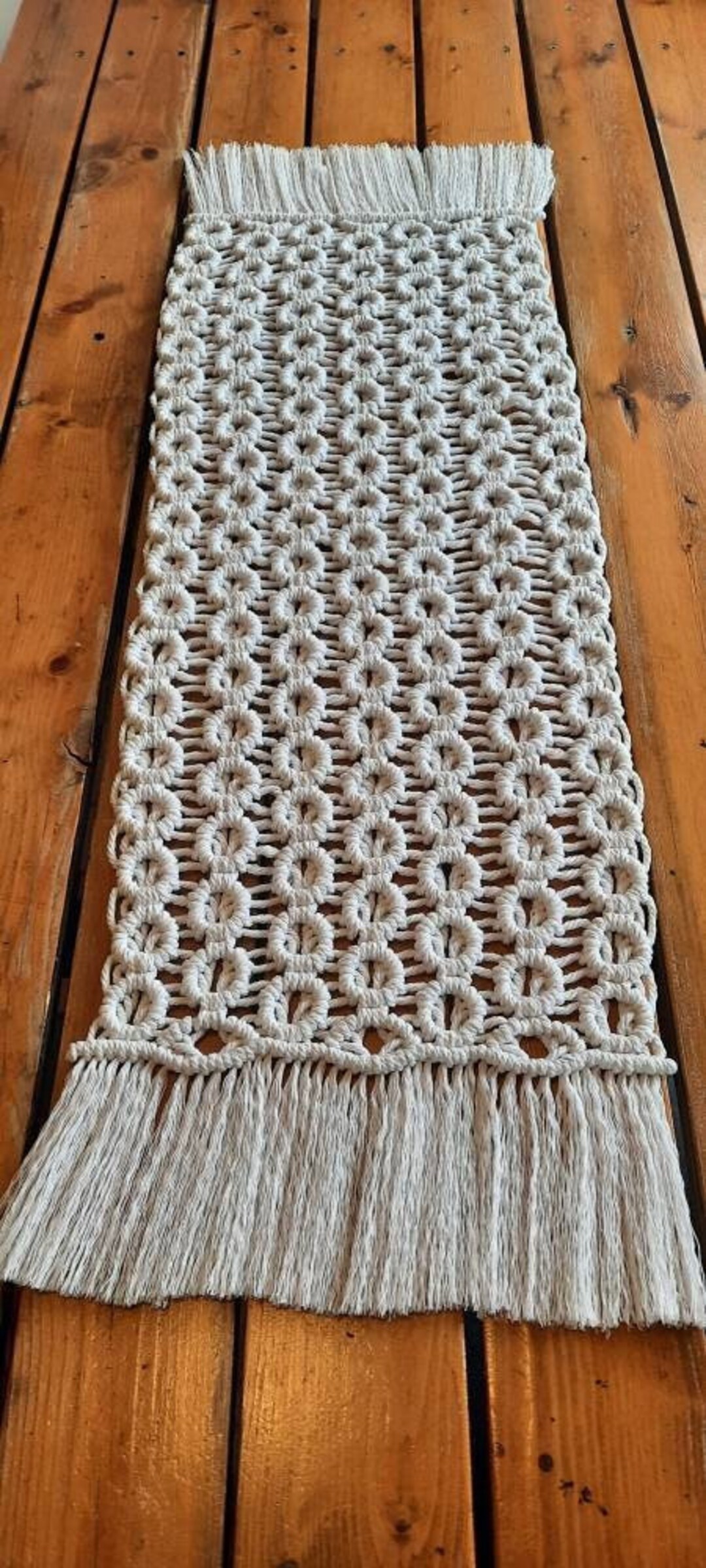 Macrame Table Runner - Etsy