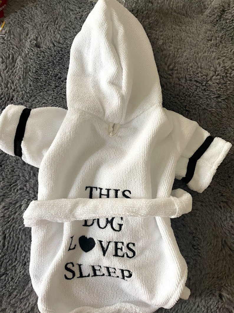 Small Dog Robe relaxation Day - Etsy