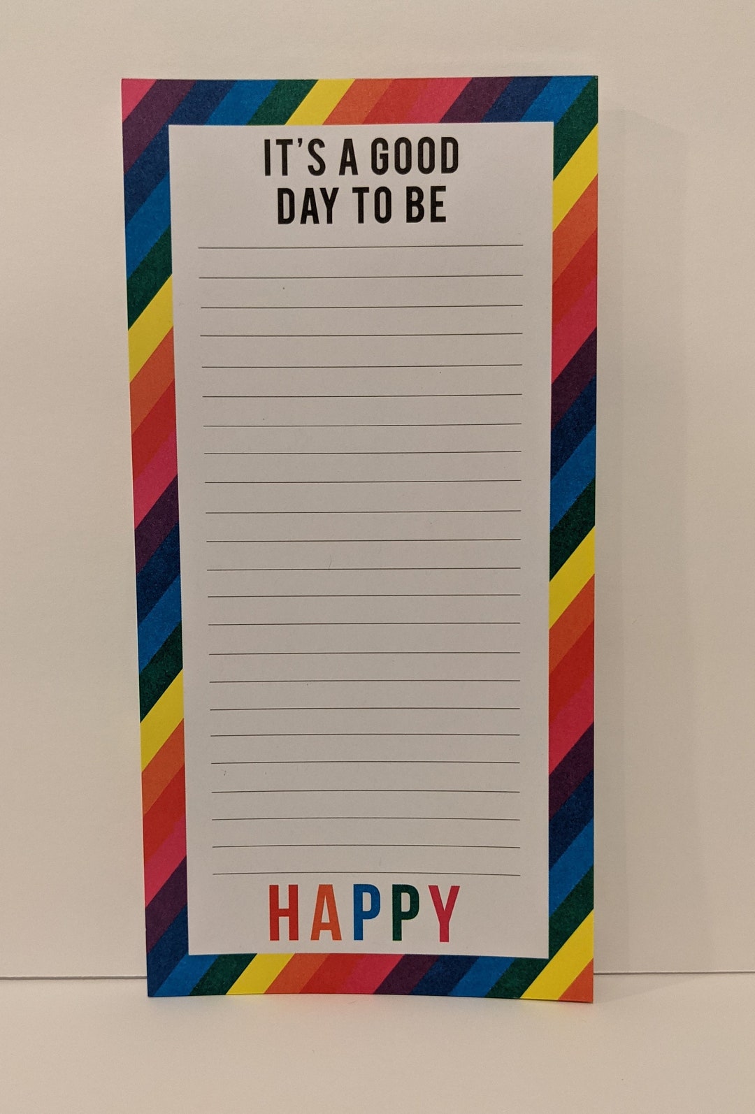 Magnetic Rainbow Note Pad - Etsy