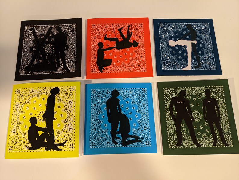 Navy Blue Hanky Code Blank Greeting Card - Etsy