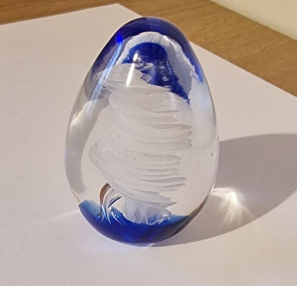 Glass Art, Office Desk Paperweight Decor, Gift, Home, New Home Decor ...