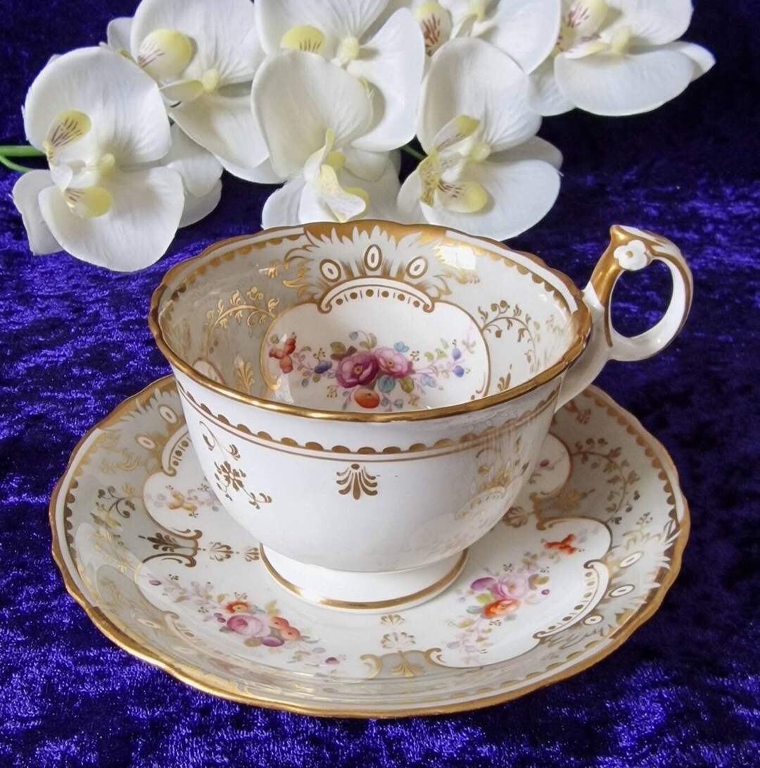 Ridgway Union Wreath Shape Teacup and Saucer Duo, Gift, Tea Cup ...