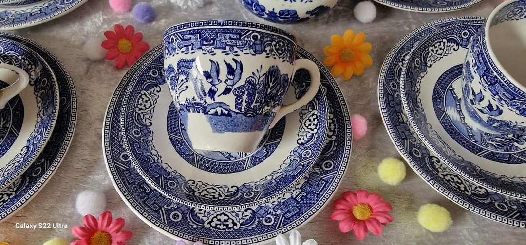 Vintage English Ironstone Tea Set With Sugar Bowl and Milk Jug, 'old ...