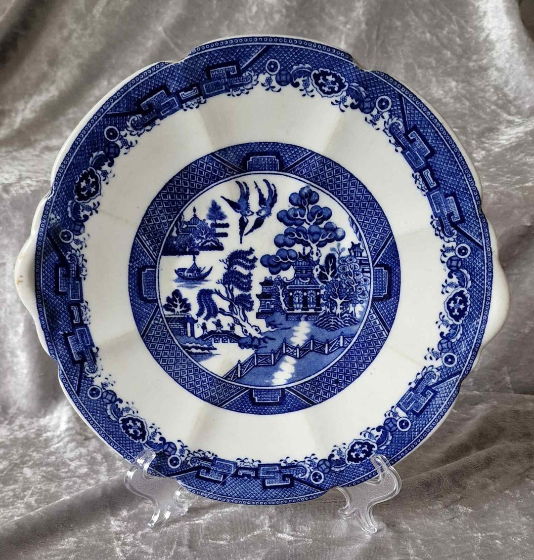 Wildblood Heath & Sons Clifton China Blue Willow Side Plate - Etsy