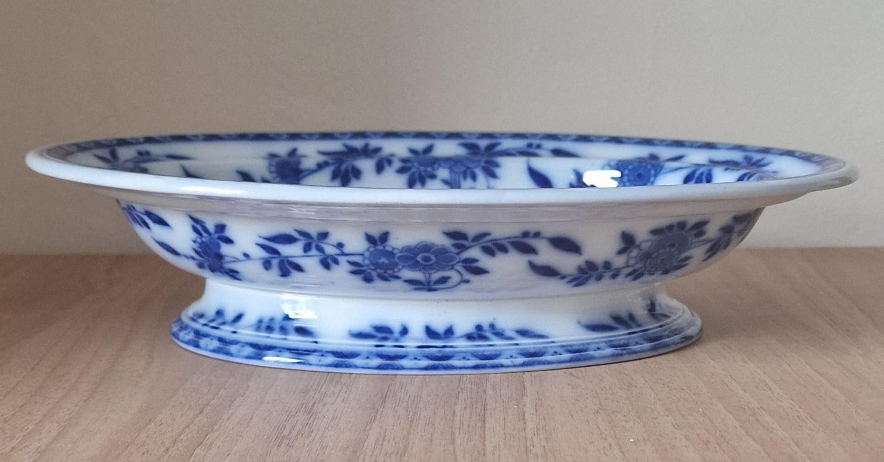 Antique Early Minton Delft Blue and White Tureen, C.1871, Home Decor ...