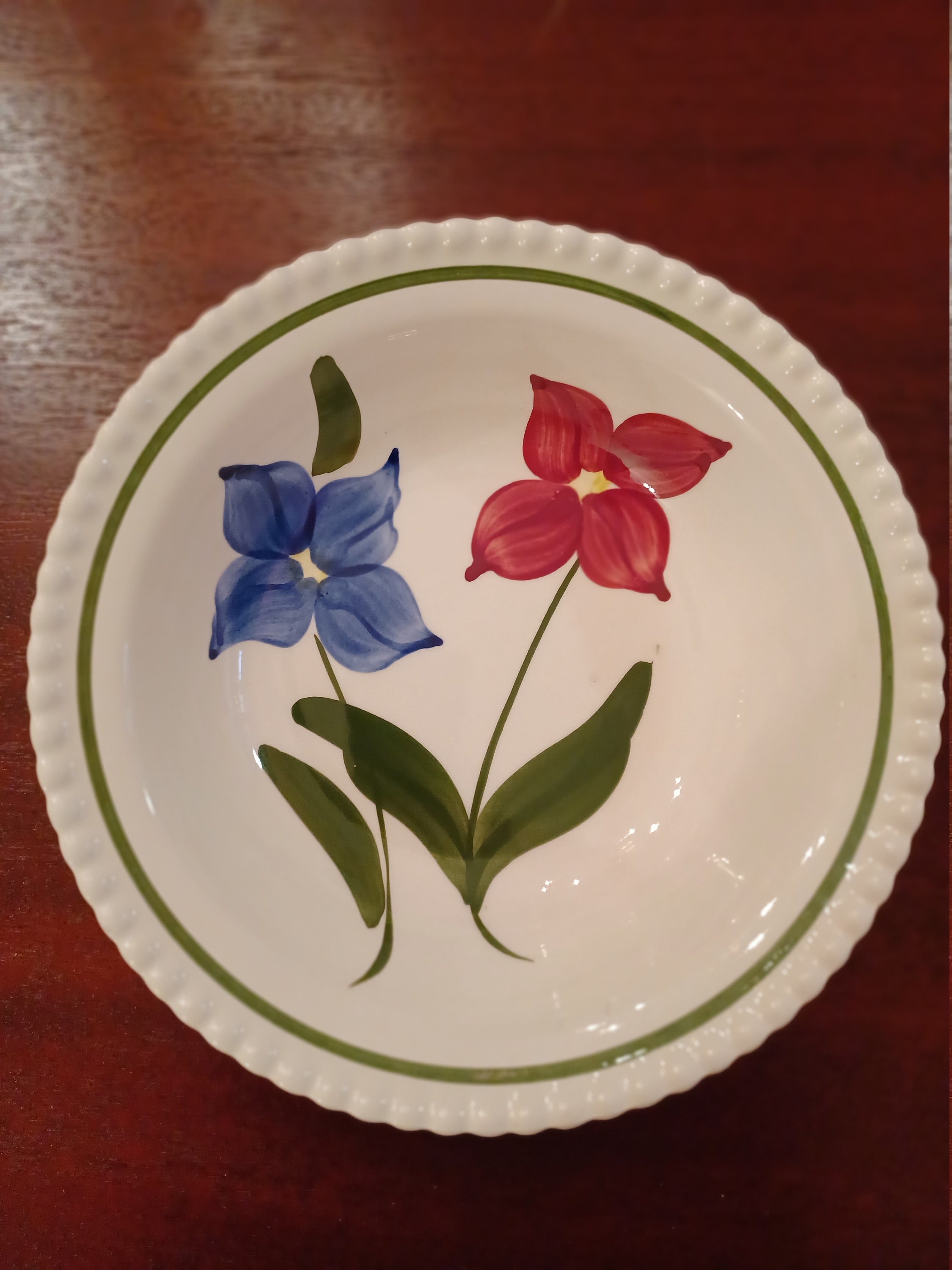 Blue Ridge Serving Bowl - Etsy