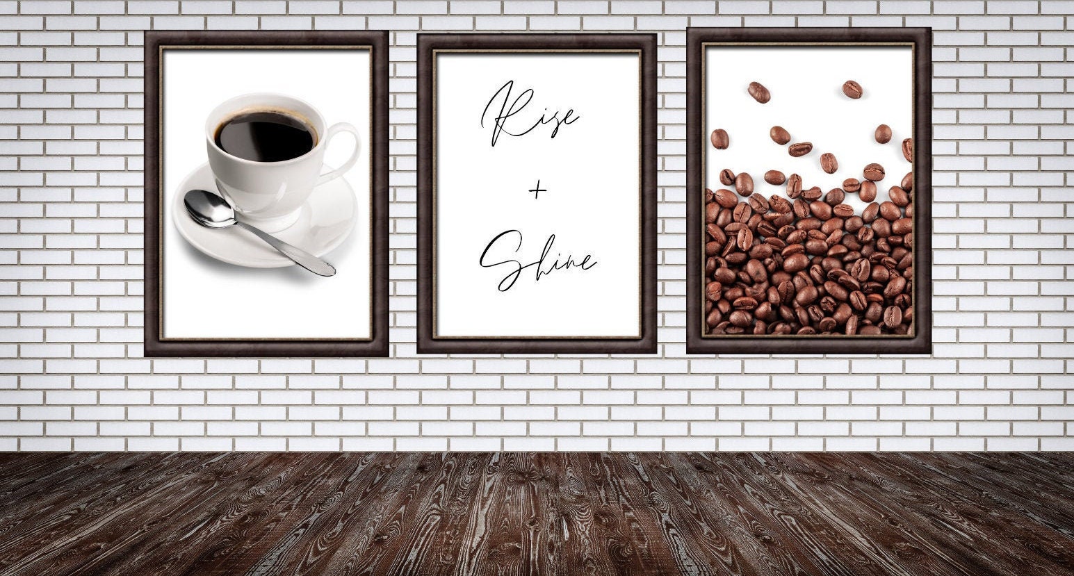 Coffee Art Print Wall Art Set of 6 Kitchen Art Coffee | Etsy