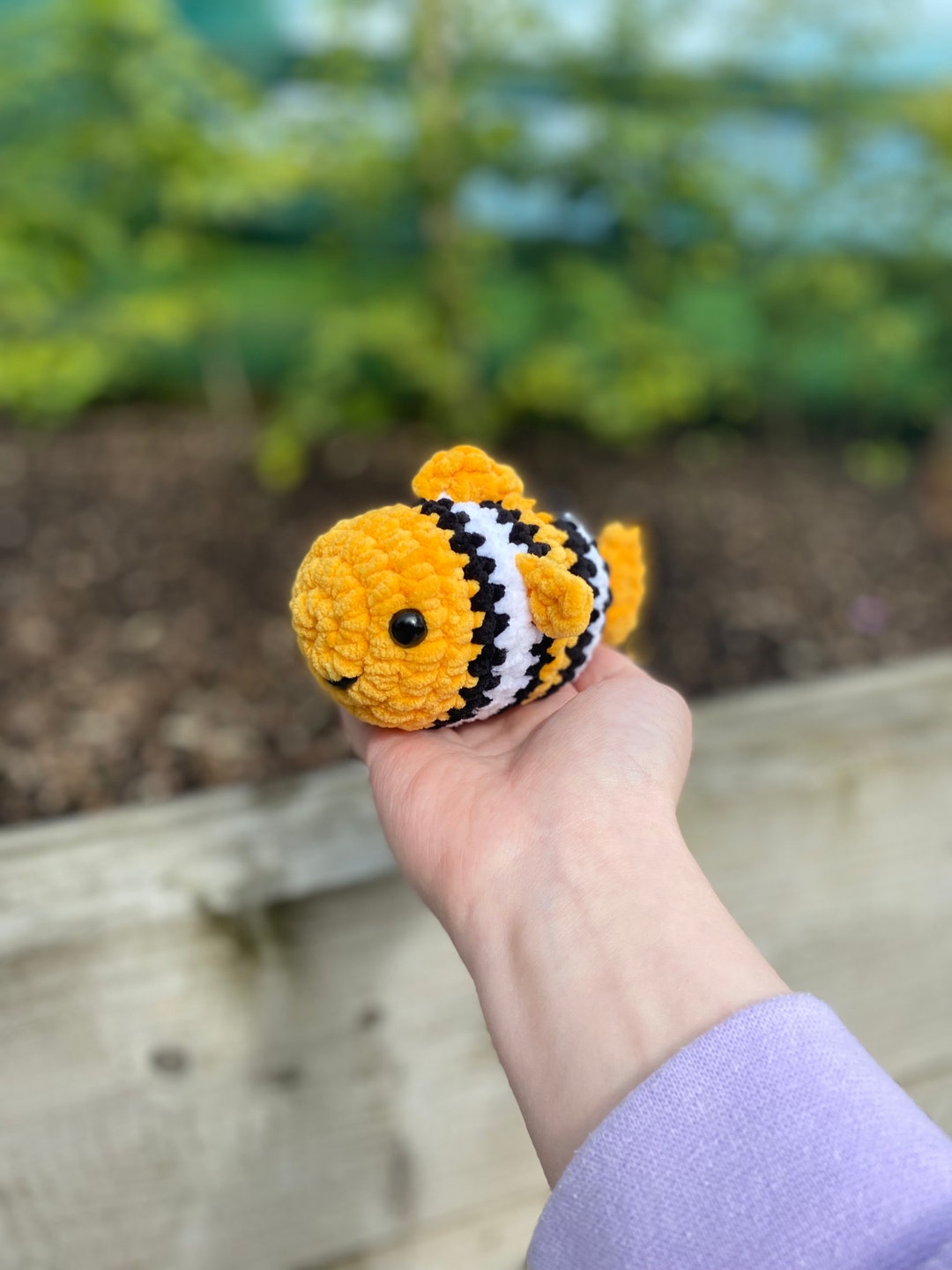 Crochet Mini Plush Fish - Crochet Clownfish - Etsy