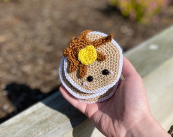 Pancake Stack Plush Crochet PATTERN Amigurumi - Etsy