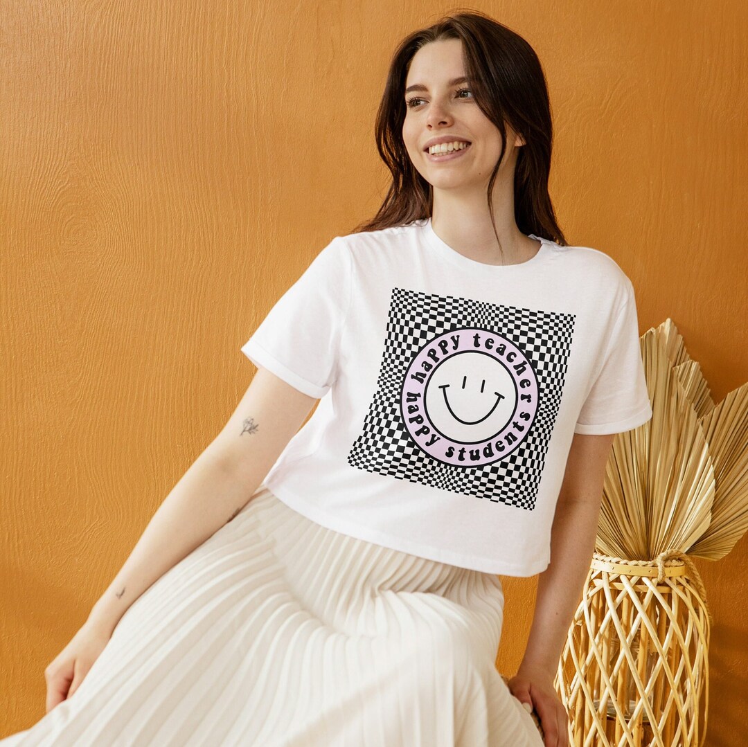 Happy Teacher Happy Students Tshirt, Back to School, Team Group Teacher ...