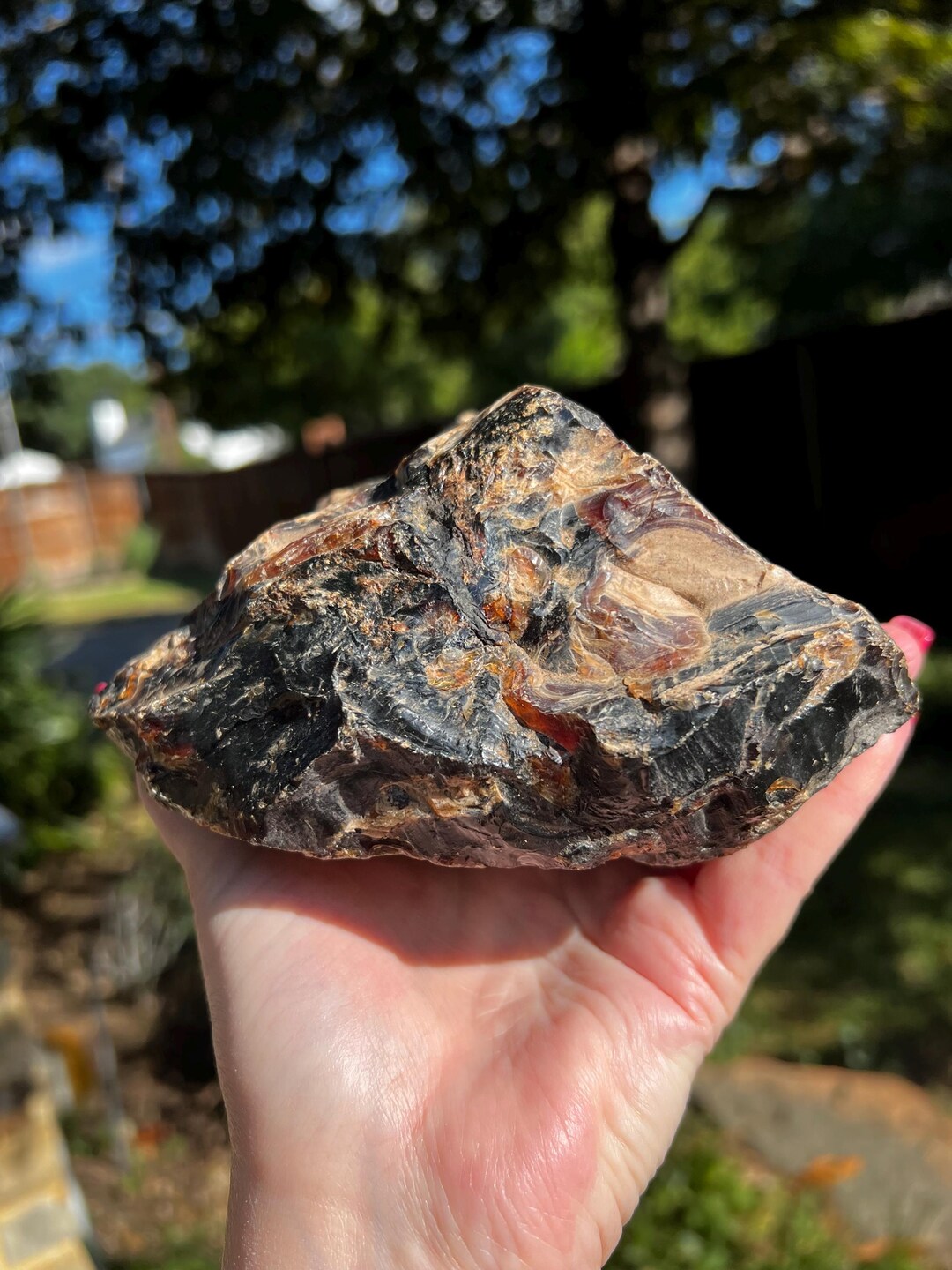 Jumbo Stupendous Raw Amber Chunk, New, High Vibration Crystals ...