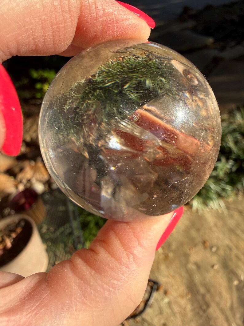 Phantom 6.1” Lemurian Quartz Sphere, New, High Vibration Crystals ...