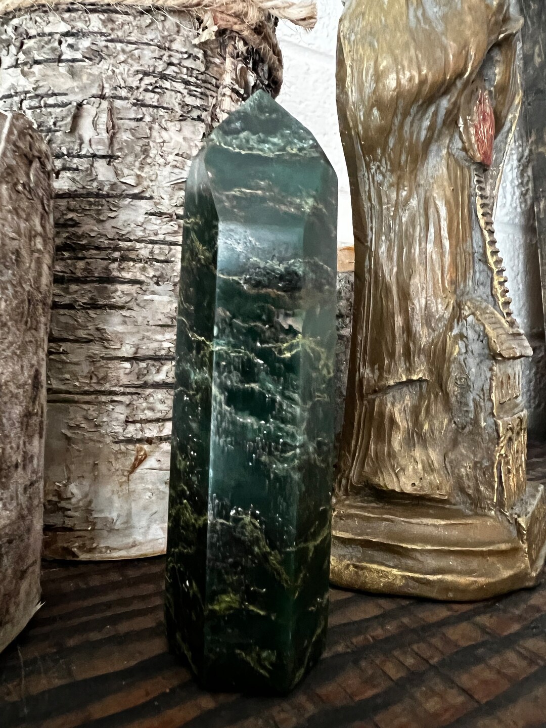 Jade Tower Beautiful and Authentic Brazil Jade Perfectly - Etsy