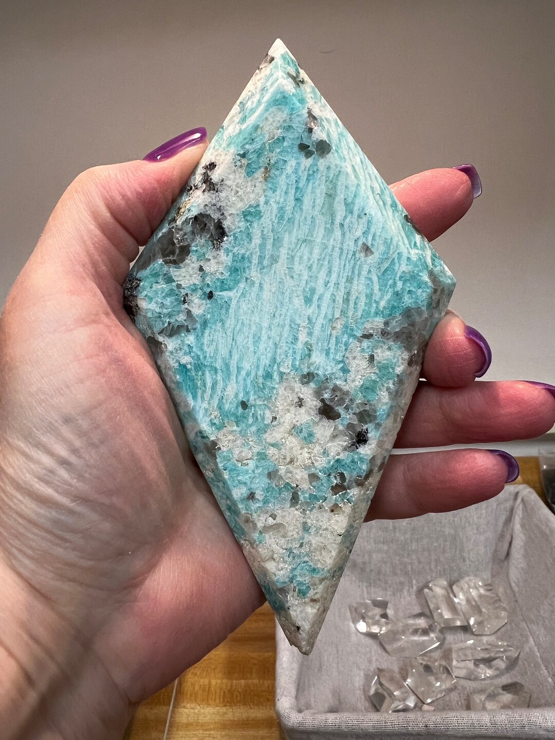 Amazonite Diamond, 5.5, Altar, Crystals, High Vibration Crystals ...