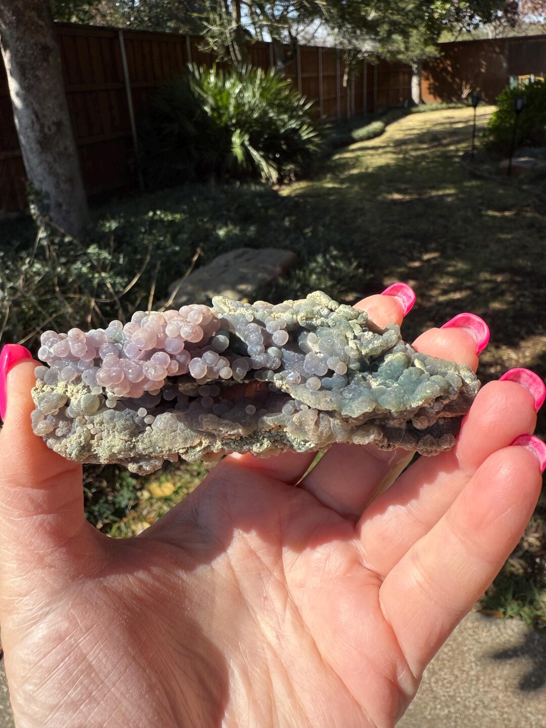 Grape Agate Cluster Bed, Gift, Altar, Statement Piece, New, High ...