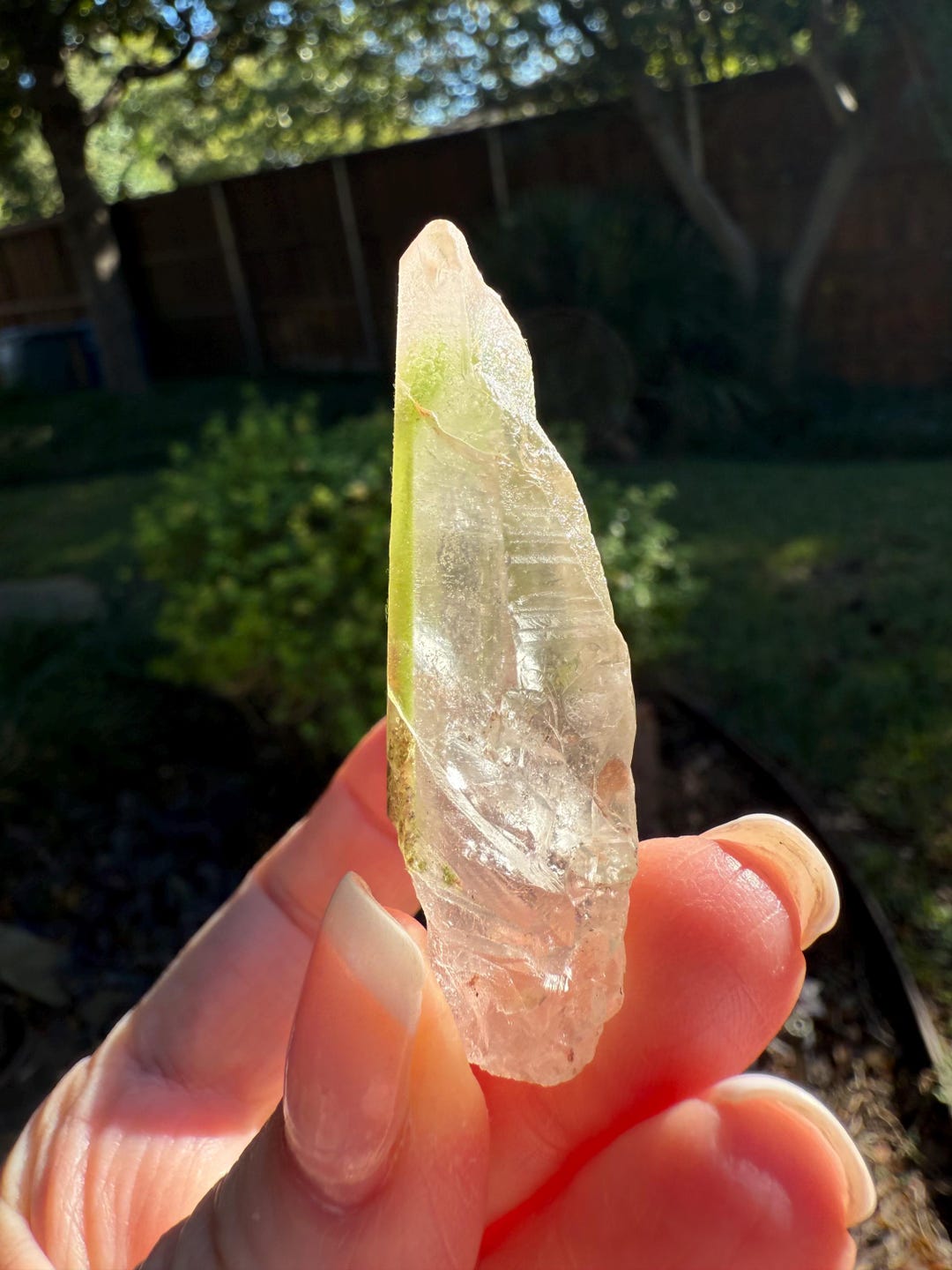 Banff-blessed Pink & Mint DT Lemurian Wand, Rare, New, Gift, 2.25 ...
