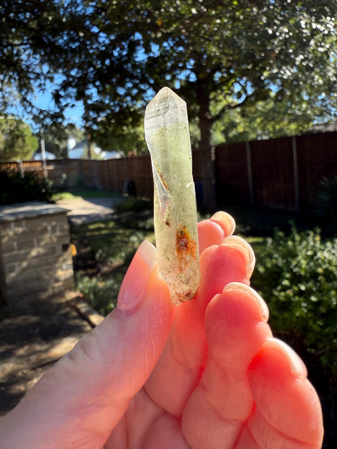 Banff-blessed Pink & Mint DT Lemurian Wand, Rare, New, Gift, 2.1 ...