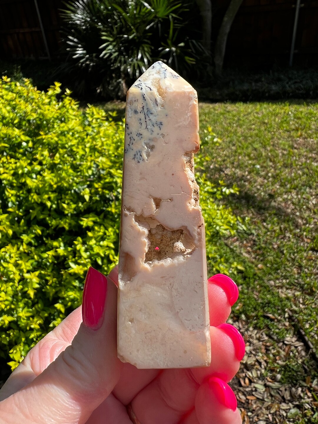 Merlinite Druzy Dendritic Agate Tower, New, Crystal Healing, Tarot ...