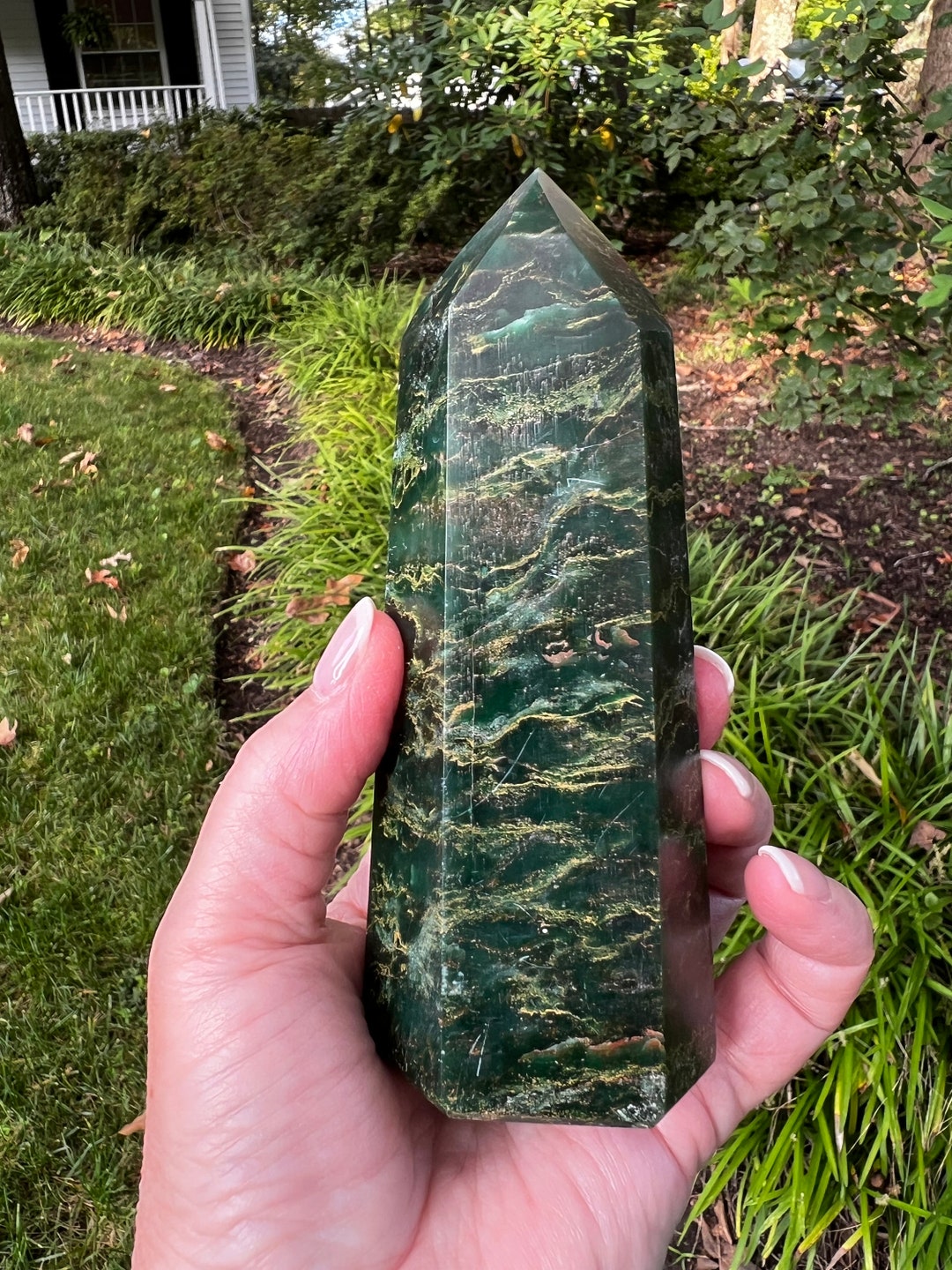 Jade Tower, Beautiful and Authentic Brazil Jade, Perfectly Polished ...