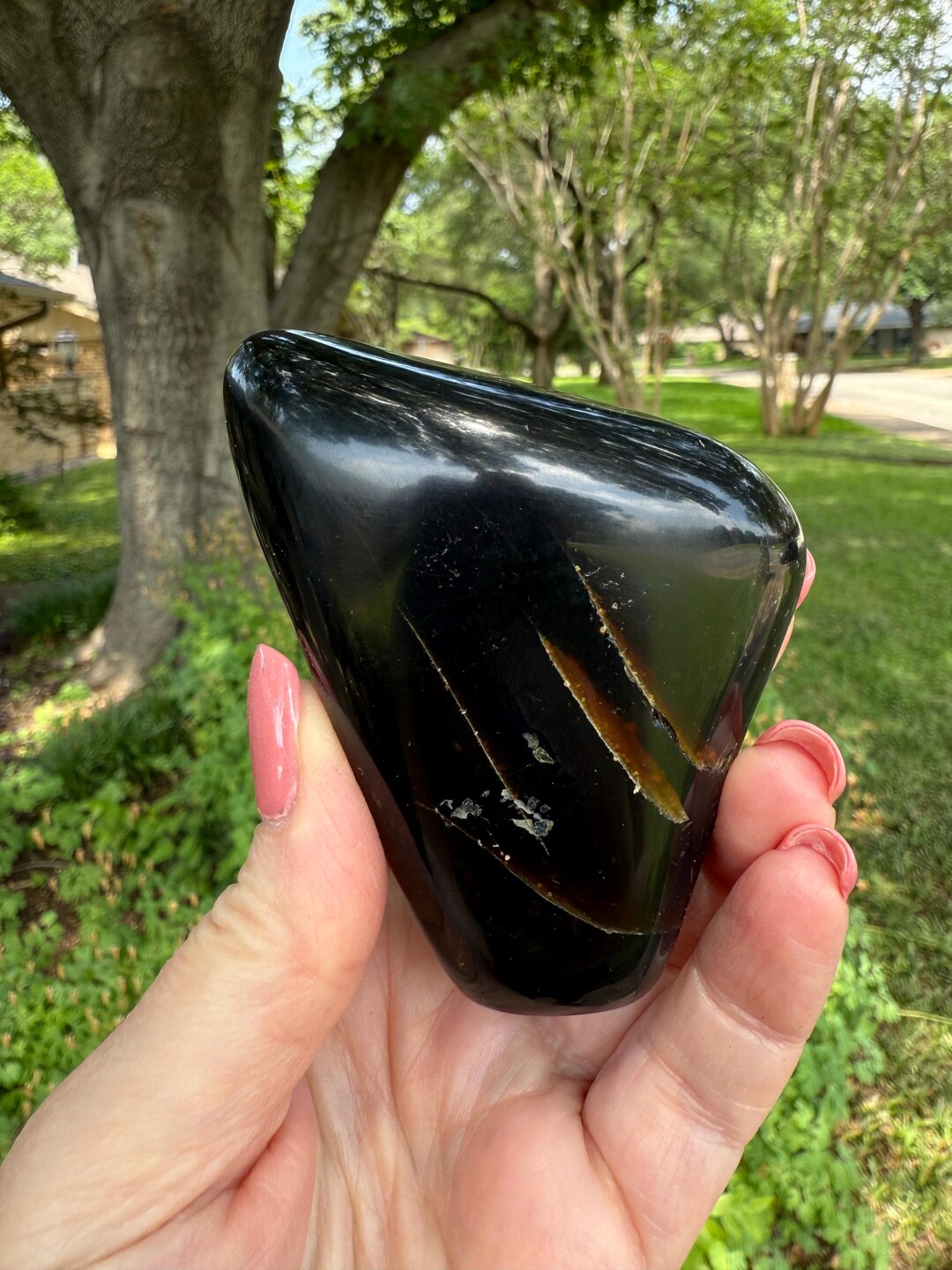 Polished Authentic Amber Tower, New, Altar, Gift, High Vibration ...