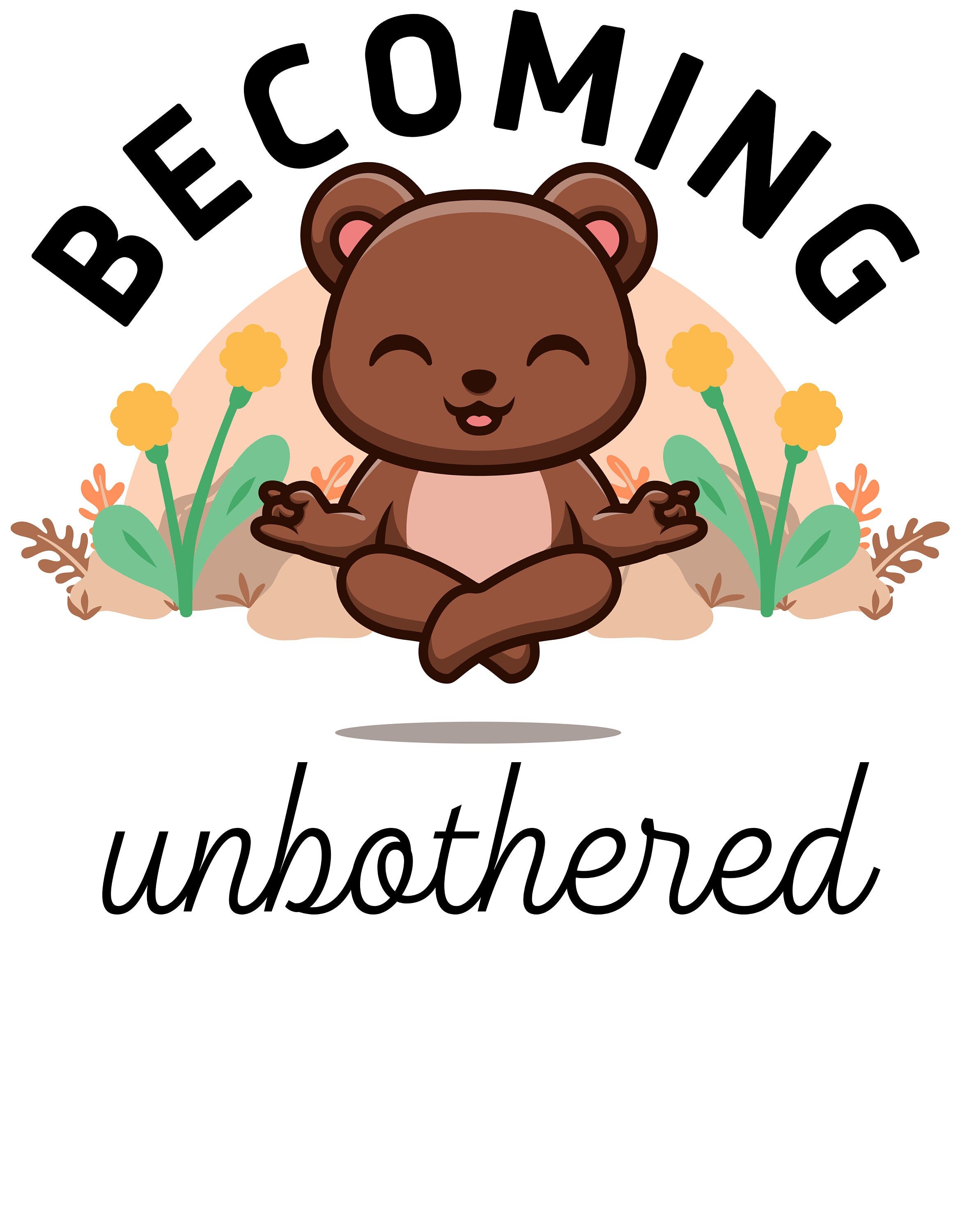 Becoming Unbothered Digital Download Only Transparent - Etsy