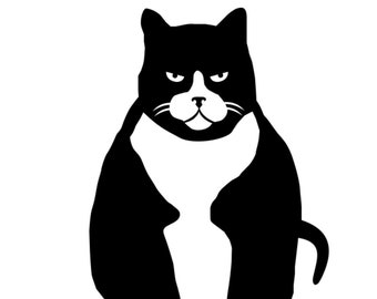 Angry Cat PNG, SVG, JPG Digital Download - Great for Cricut Design, Cut ...