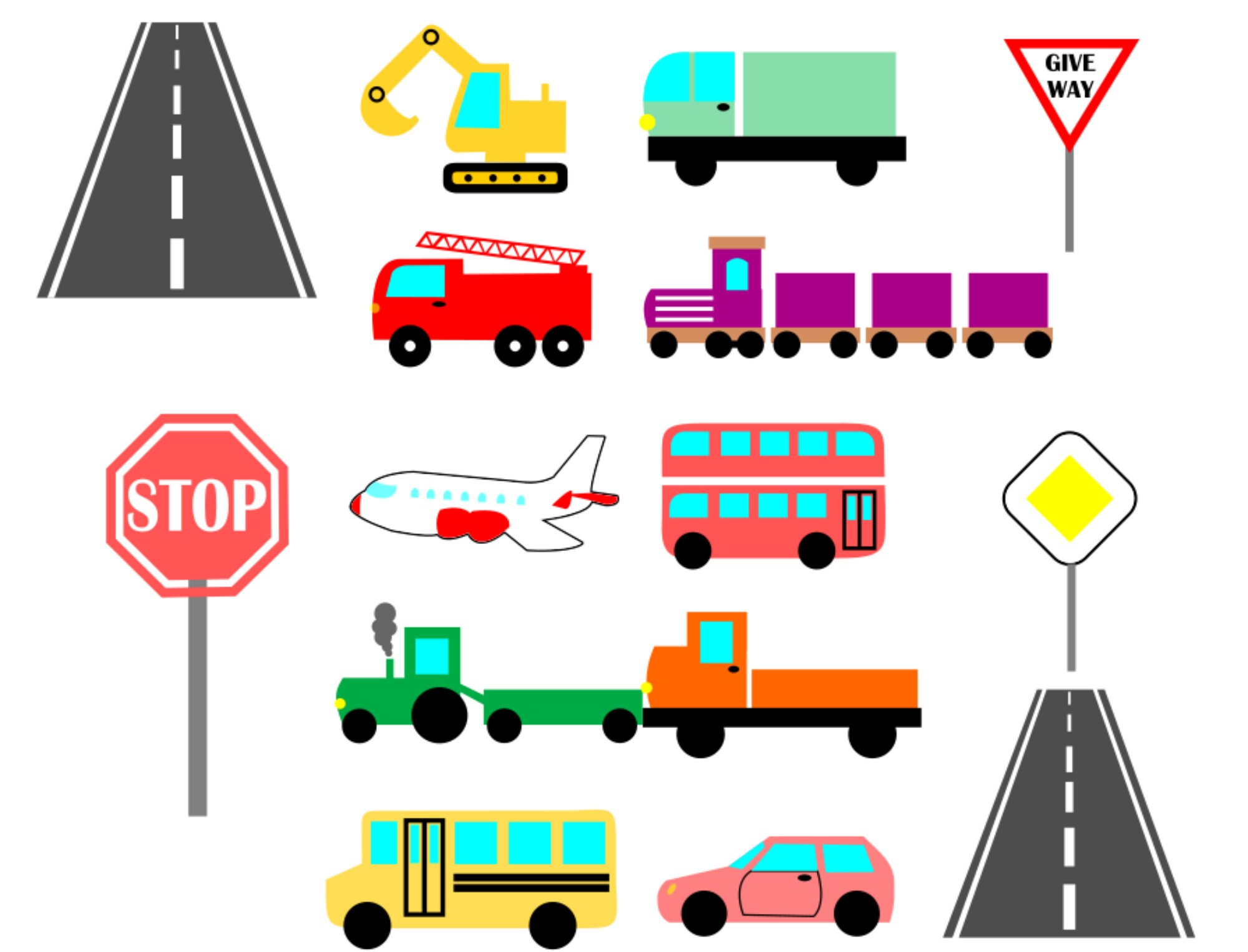 Transport Svg Cut Files - Etsy