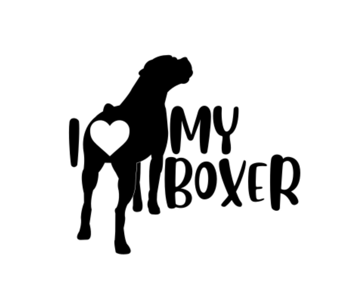 I Love My Boxer Svg Png Boxer Svg Png Boxer Dog Svg Png Boxer Cut Files ...