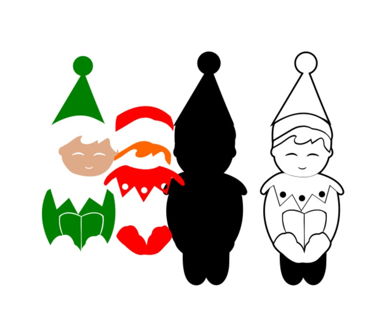 Elf Svg Cut Files - Etsy