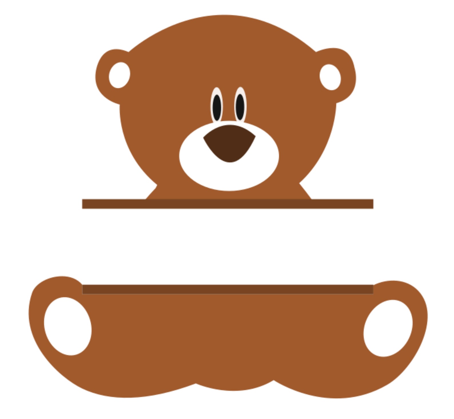 Teddy bear svg png cut files vector image | Etsy